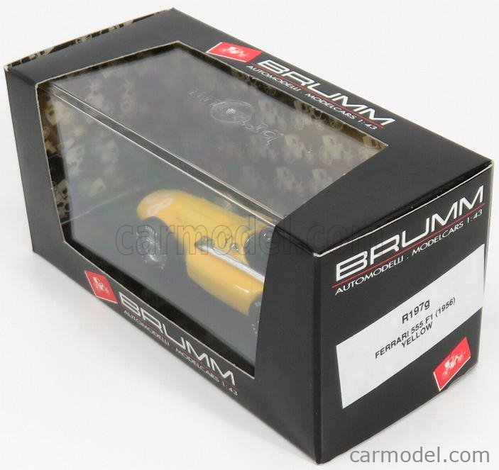 BRUMM PROM R197G Scala 1/43 | FERRARI F1 555 N 38 1956 YELLOW