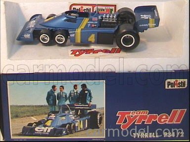 POLITOYS POLISTIL GG3 Scale 1/16 | TYRRELL F1 P34 ELF 6 WHEELER N 4 ...