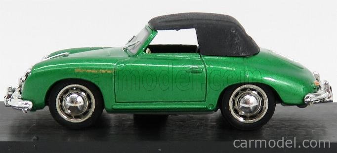 BRUMM R118-OLD Escala 1/43 | PORSCHE 356 SPIDER CLOSED 1950 GREEN MET BLACK