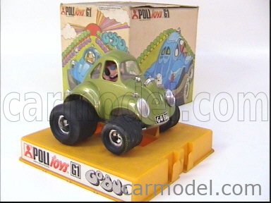 POLITOYS POLISTIL G1 Scale 1/24 | VOLKSWAGEN BEETLE GO BUG LIGHT GREEN MET