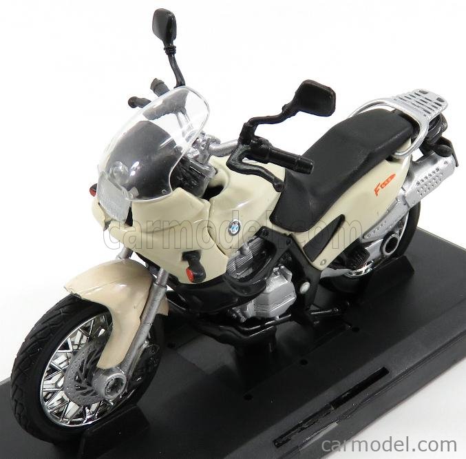 MOTOR-MAX MMAX426-76205 Scale 1/18 | BMW F650ST 1997 IVORY BLACK