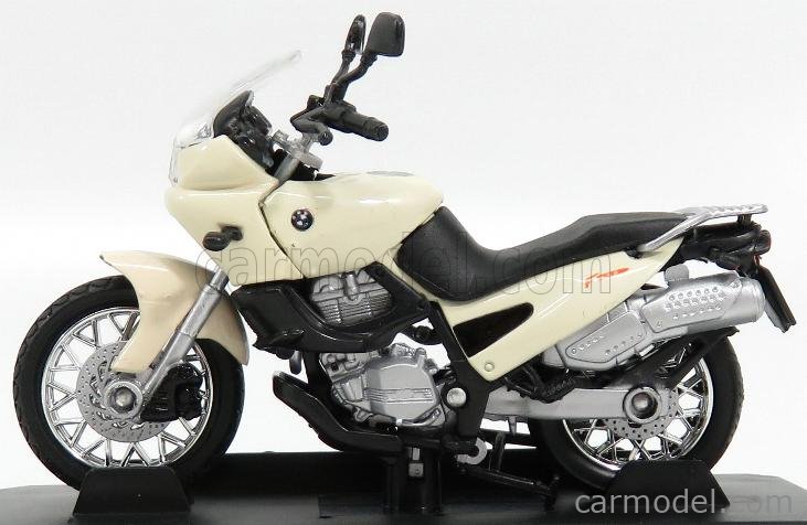 MOTOR-MAX MMAX426-76205 Scale 1/18 | BMW F650ST 1997 IVORY BLACK