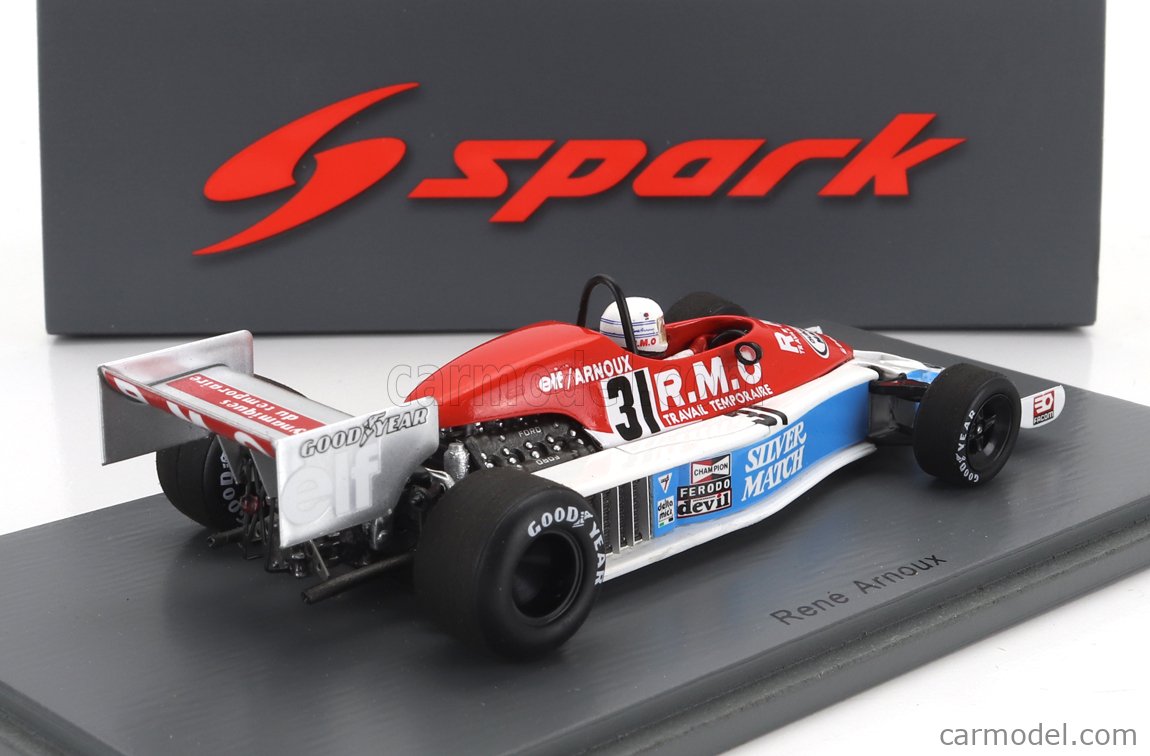 SPARK-MODEL S4838 Escala 1/43 | MARTINI F1 MK23 N 31 FRENCH GP 1978 ...