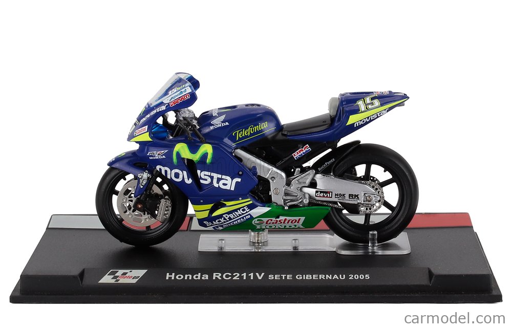EDICOLA MGPCOL005 Scala 1/24 | HONDA RC211V TELEFONICA MOVISTAR N 15 SEASON MOTOGP 2005 SETE ...
