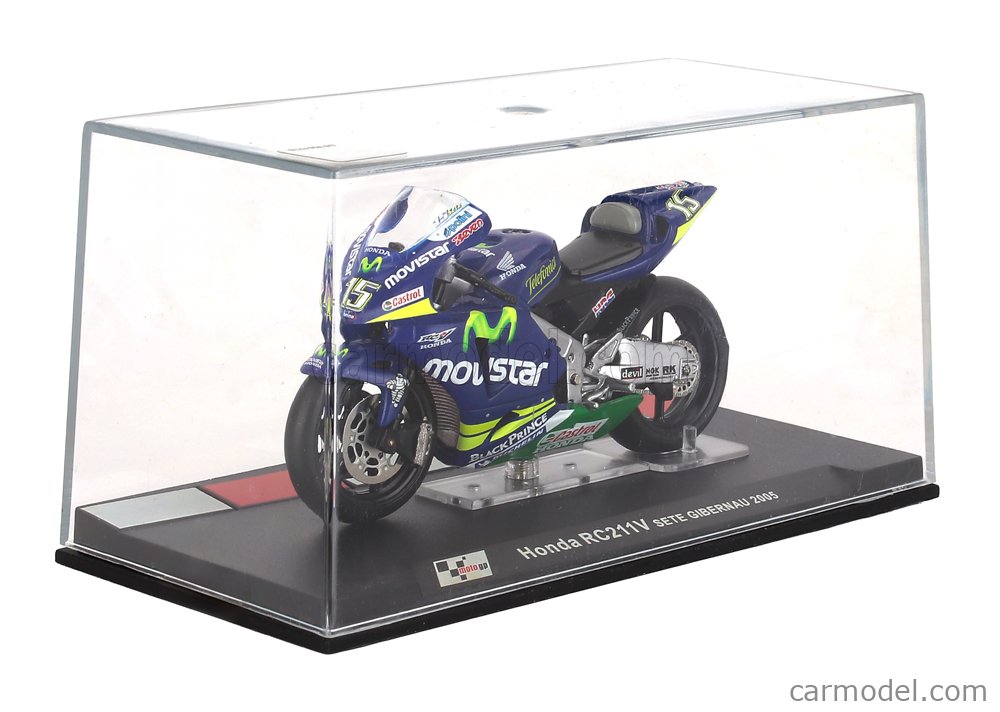EDICOLA MGPCOL005 Scala 1/24 | HONDA RC211V TELEFONICA MOVISTAR N 15 SEASON MOTOGP 2005 SETE ...
