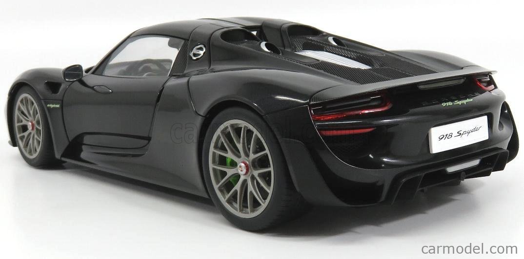 AUTOART 77928 Scale 1/18 | PORSCHE 918 SPYDER CLOSED ROOF 2013 BLACK
