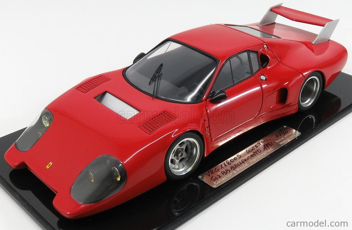 MG-MODEL VRC118005 Scala 1/18 | FERRARI 512BB ch.35529 BELLENCAUTO LONG ...