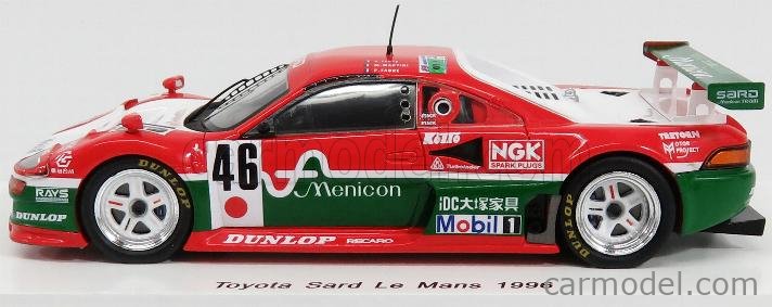 SPARK-MODEL S4452 Scala 1/43 | TOYOTA SARD MC8-R N 46 24h LE MANS 1996 ...