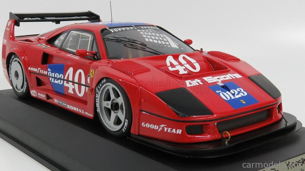 MG-MODEL F40-1807 Scale 1/18 | FERRARI F40 LM N 40 MONSPORT IMSA GTO ...