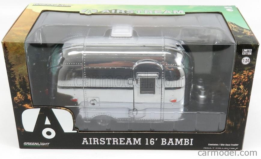 GREENLIGHT 18236 Scale 1/24 | TRAILER ROULOTTE CARAVAN AIRSTREAM BAMBI ...
