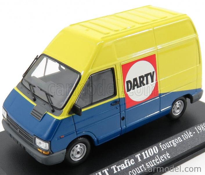 EDICOLA 108764 Masstab: 1/43 | RENAULT TRAFIC T1100 VAN DARTY 1989 BLUE ...