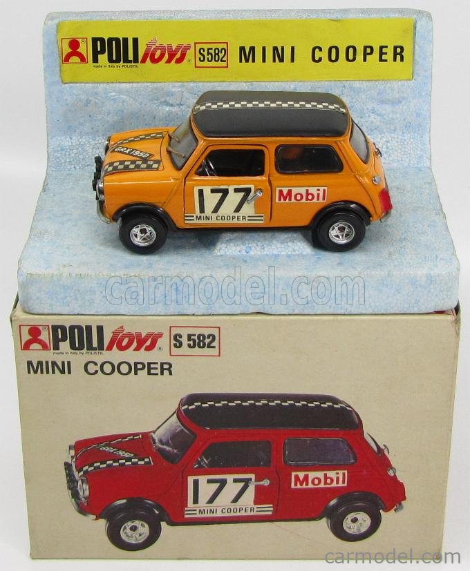 POLITOYS POLISTIL S582 Escala 1/25 | INNOCENTI MINI COOPER RALLY N 177 ...