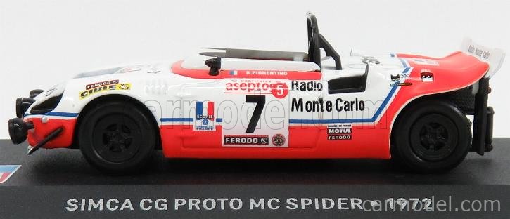 EDICOLA LBAS102 Scale 1/43 | SIMCA CG PROTO MC SPIDER N 7 TOUR DE CORSE ...