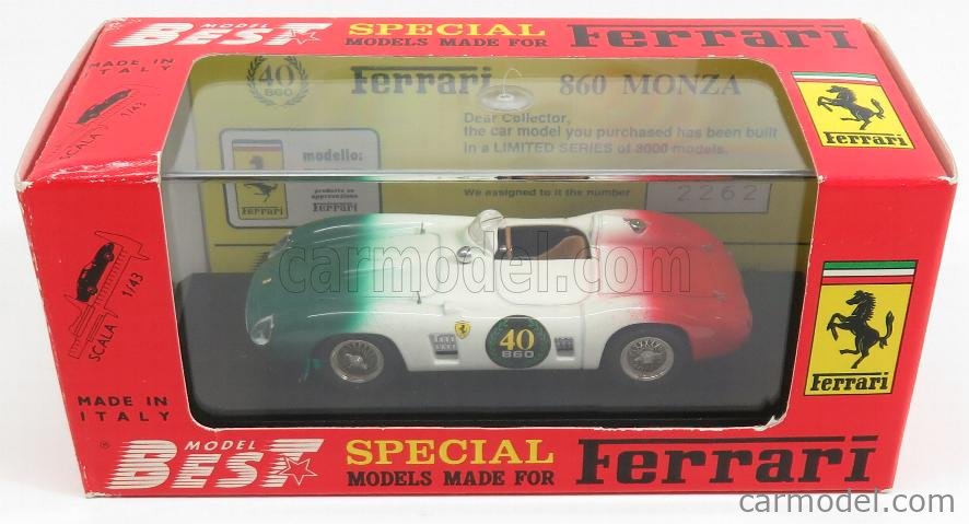 BEST-MODEL PR09PROM Escala 1/43 | FERRARI 860 MONZA 40th ANNIVERSARY ...