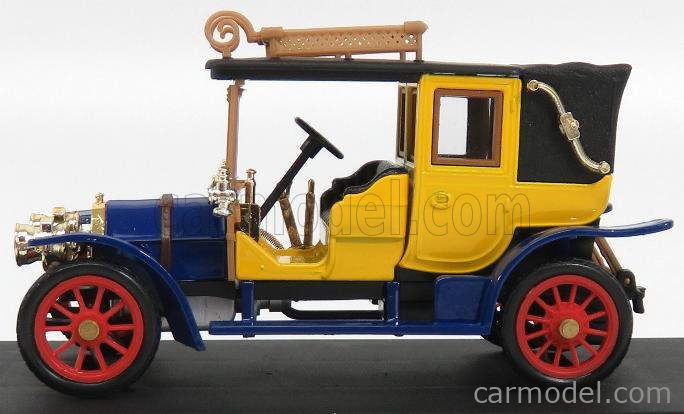 RIO-MODELS 38 Escala 1/43 | FIAT 18/24 HP 1908 BLUE YELLOW BLACK