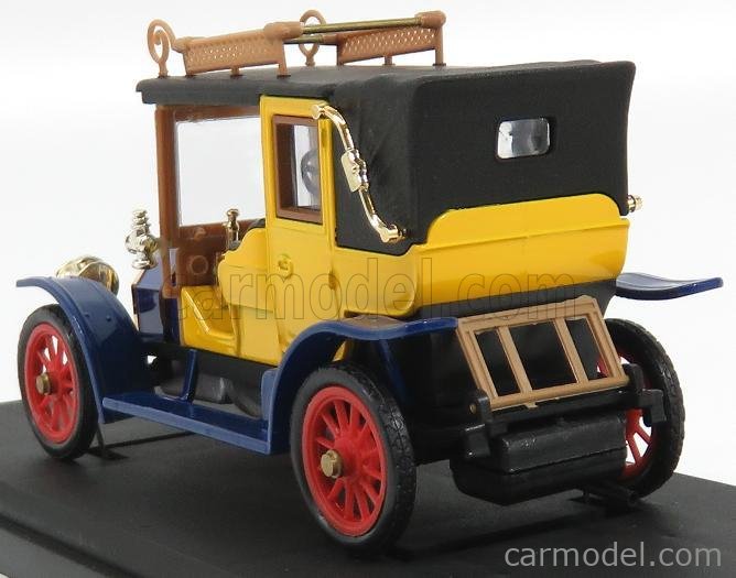 RIO-MODELS 38 Escala 1/43 | FIAT 18/24 HP 1908 BLUE YELLOW BLACK