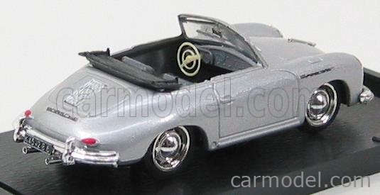 BRUMM R117-04 Scale 1/43 | PORSCHE 356 SPIDER OPEN 1952 SILVER