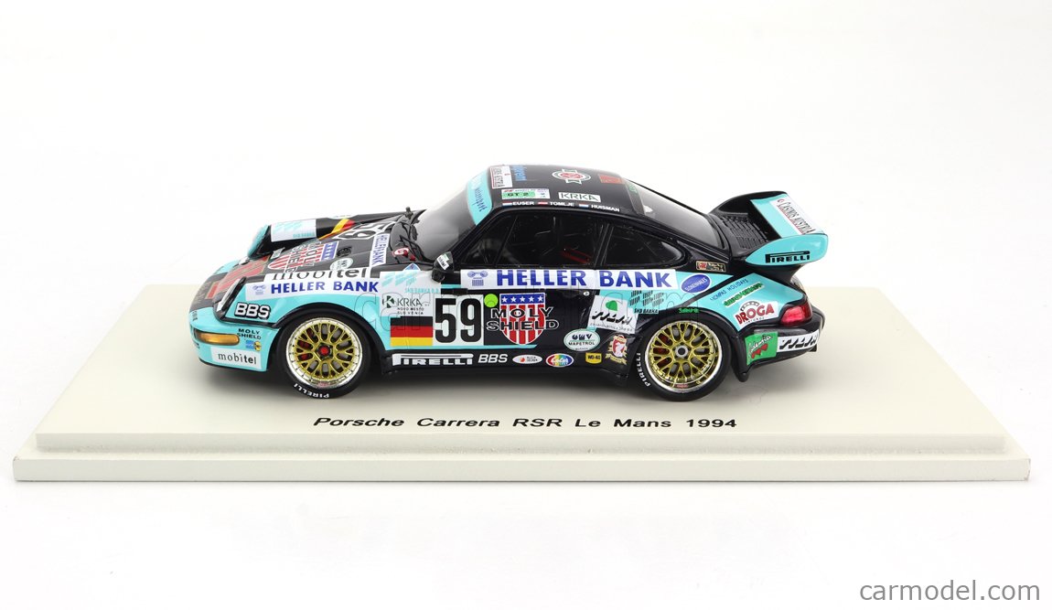 SPARK-MODEL S4176 Scale 1/43 | PORSCHE 911 964 CARRERA RSR TEAM KONRAD ...
