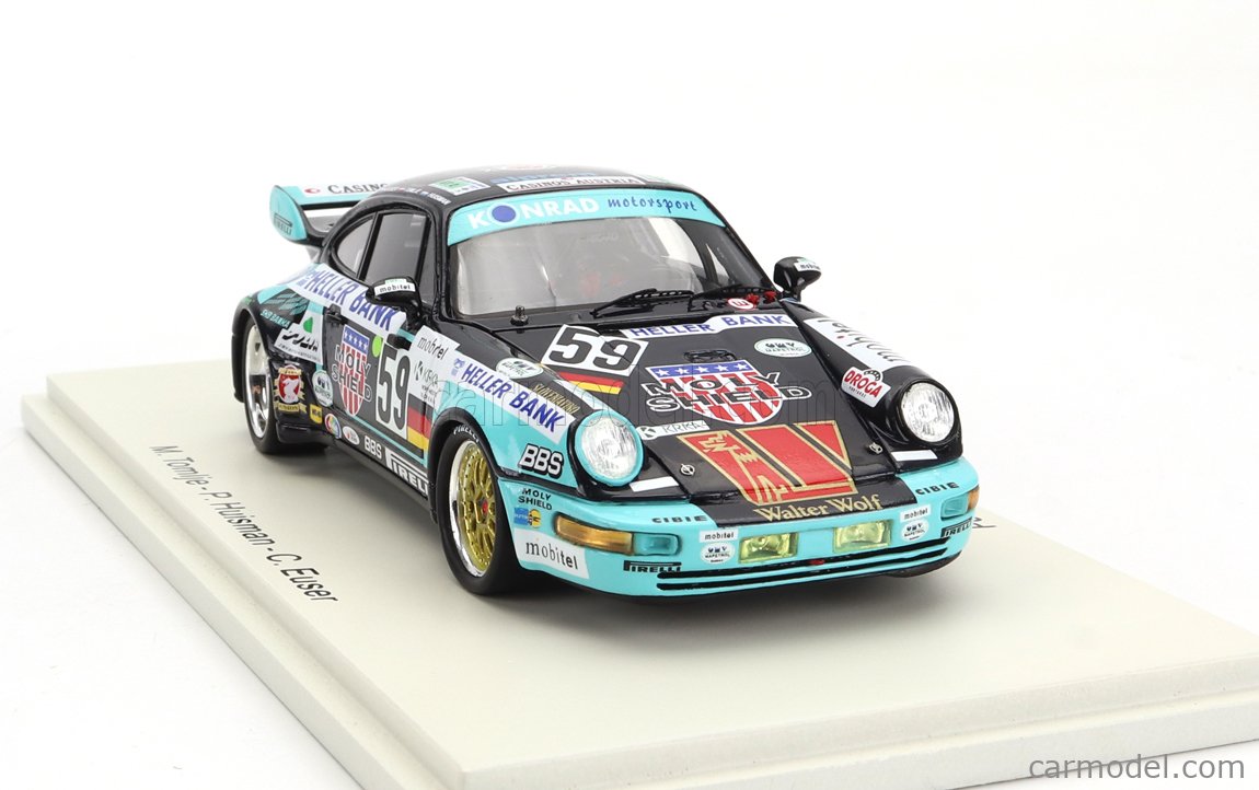 SPARK-MODEL S4176 Scale 1/43 | PORSCHE 911 964 CARRERA RSR TEAM KONRAD ...