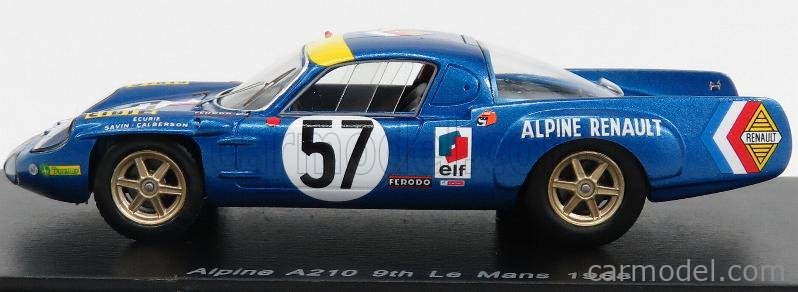 SPARK-MODEL S4372 Scale 1/43 | RENAULT ALPINE A210 TEAM ECURIE SAVIN CALBERSON N 57 24h LE MANS ...
