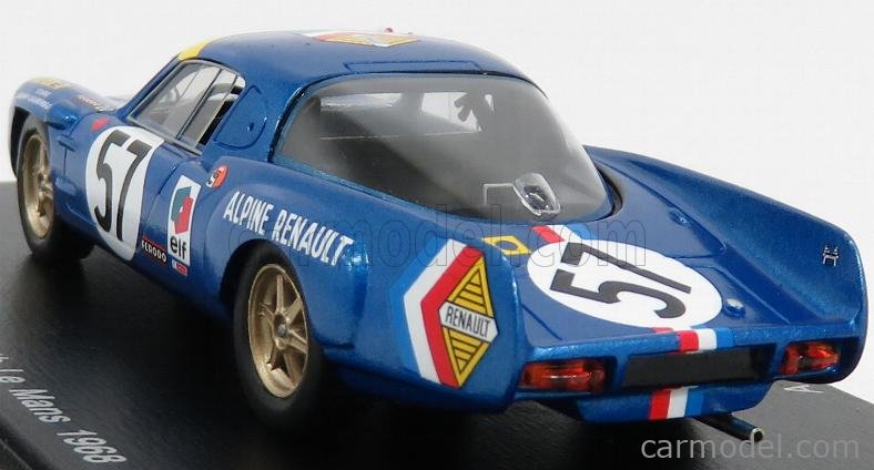 SPARK-MODEL S4372 Scale 1/43 | RENAULT ALPINE A210 TEAM ECURIE SAVIN CALBERSON N 57 24h LE MANS ...