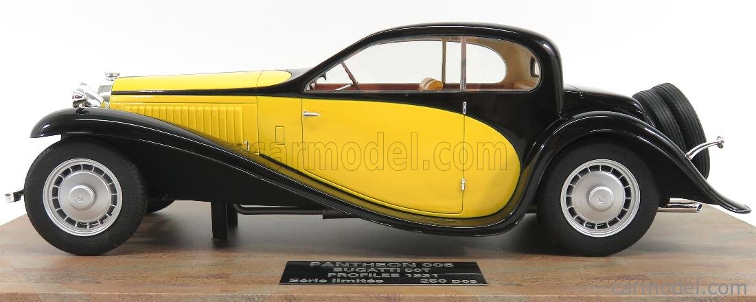 PANTHEON PANTHEON006 Escala 1/18 | BUGATTI TYPE T50 PROFILEE 1931 BLACK ...