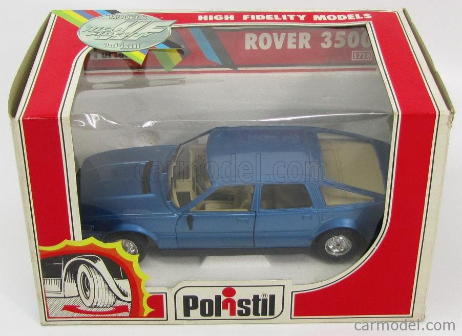 POLITOYS POLISTIL S728 Scale 1/25 | ROVER 3500 BLUE MET