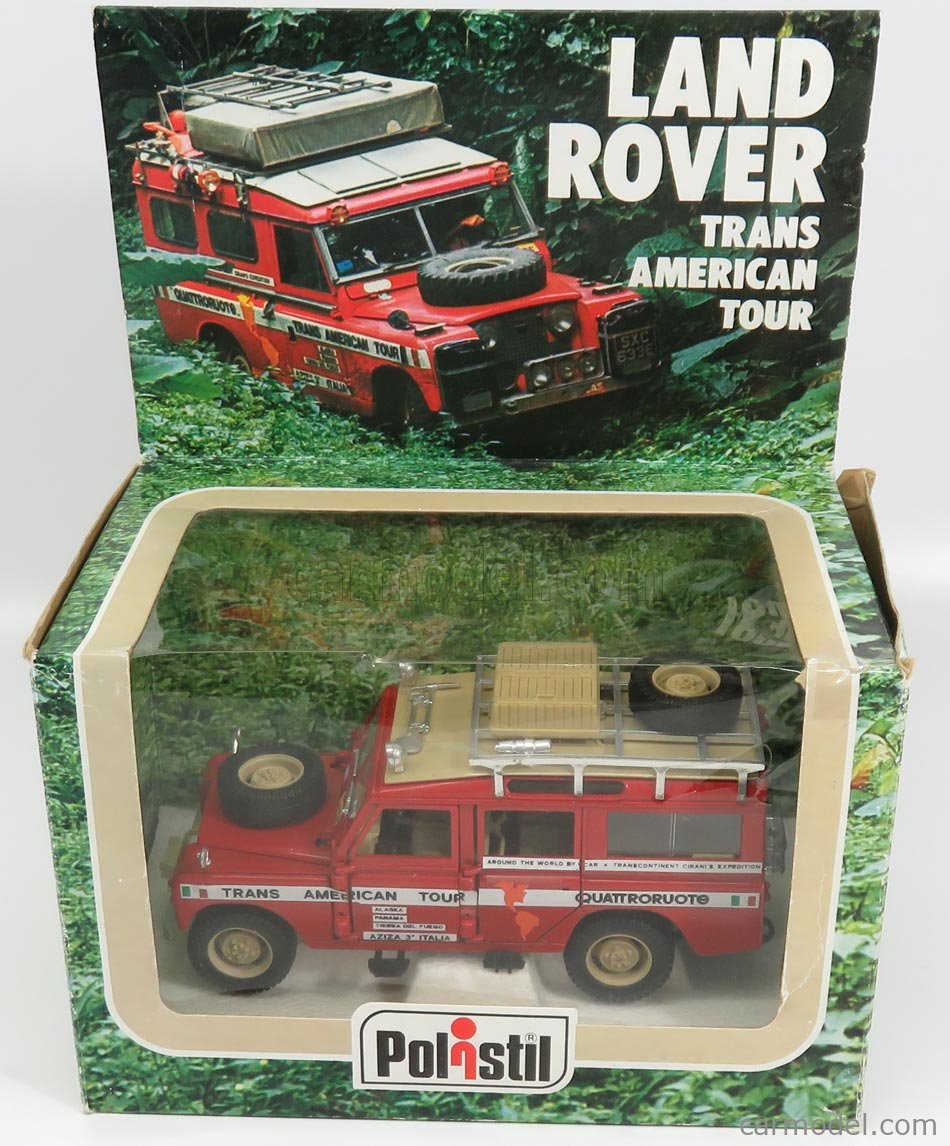 POLITOYS POLISTIL S652 Masstab: 1/25 | LAND ROVER LAND TRANS AMERICAN ...