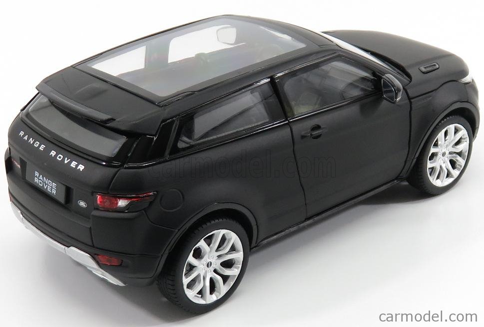 WELLY WE24021MB Scale 1/24 | LAND ROVER RANGE EVOQUE 2-DOOR 2011 MATT BLACK