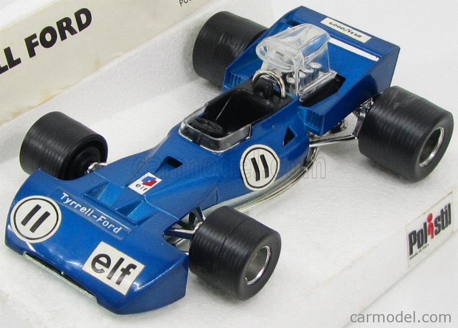 POLITOYS POLISTIL FX1 Scale 1/25 | TYRRELL FORD F1 N 11 ELF BLUE MET