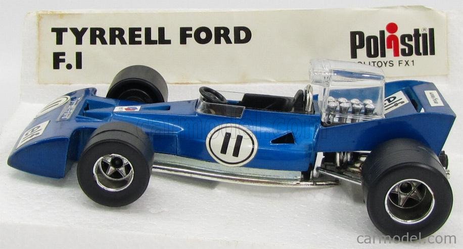 POLITOYS POLISTIL FX1 Scale 1/25 | TYRRELL FORD F1 N 11 ELF BLUE MET
