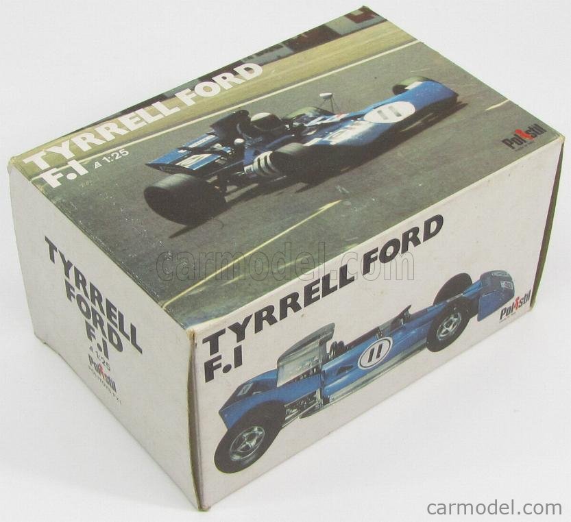 POLITOYS POLISTIL FX1 Scale 1/25 | TYRRELL FORD F1 N 11 ELF BLUE MET