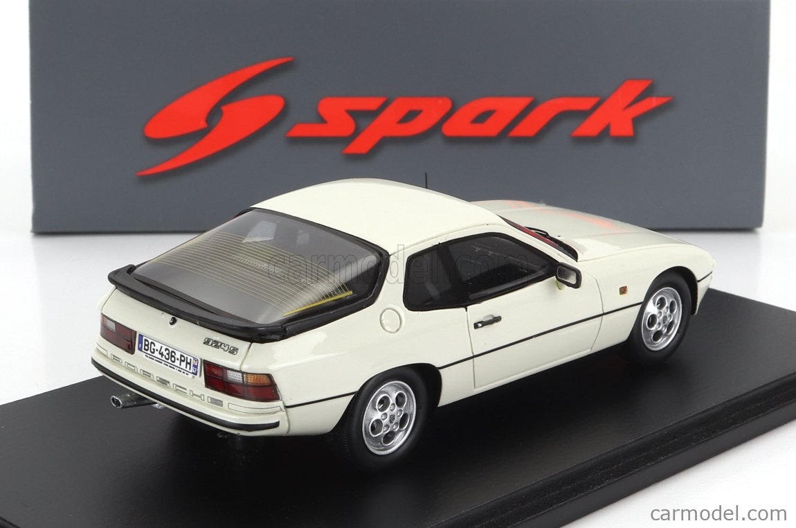SPARK-MODEL S4460 Scale 1/43 | PORSCHE 924S COUPE 1988 WHITE