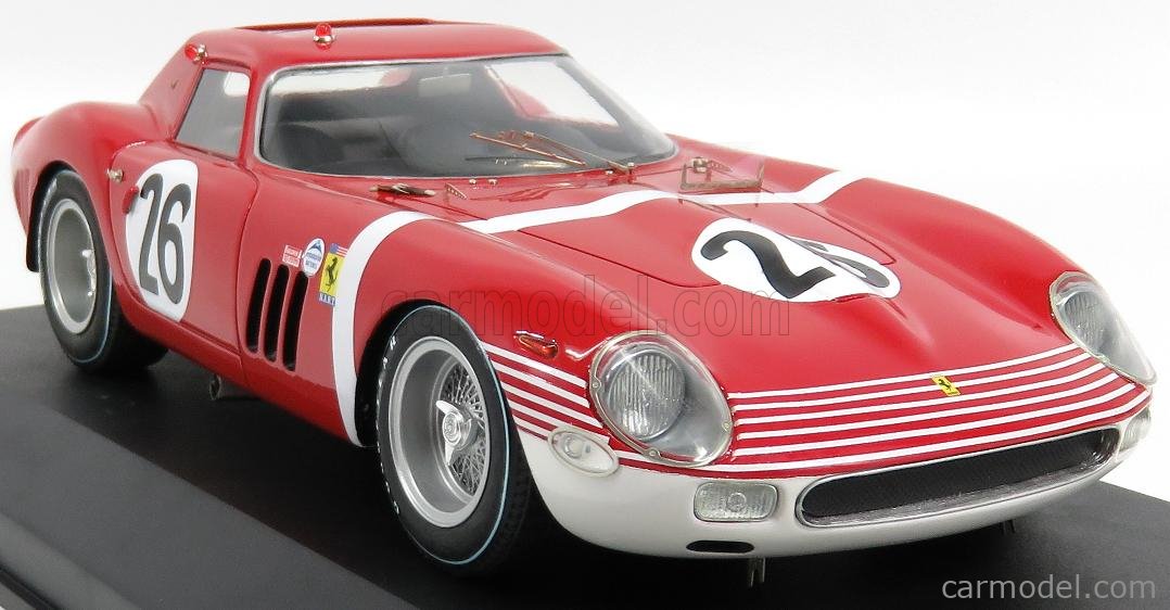 MG-MODEL GTO118042 Scale 1/18 | FERRARI 250 GTO COUPE ch5571 N 26 WINNER 12h REIMS 1964 N ...