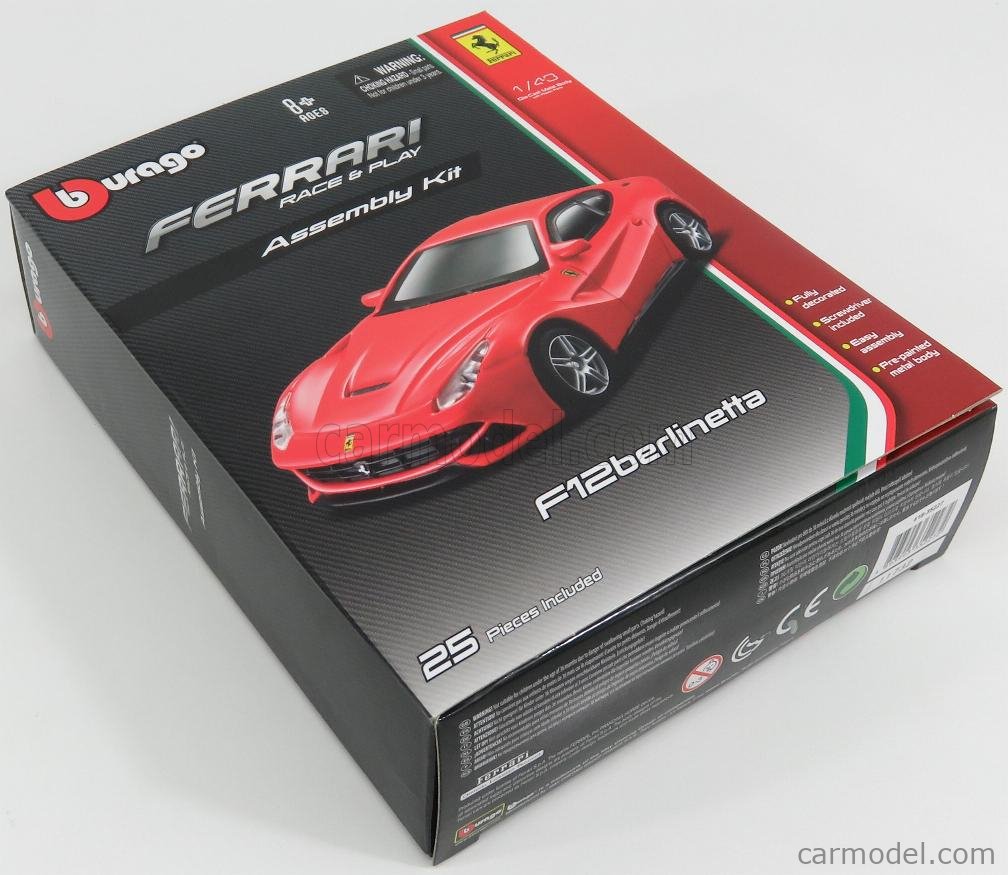 BURAGO 18-35227R-KIT Scale 1/43 | FERRARI F-12 BERLINETTA 2012 RED