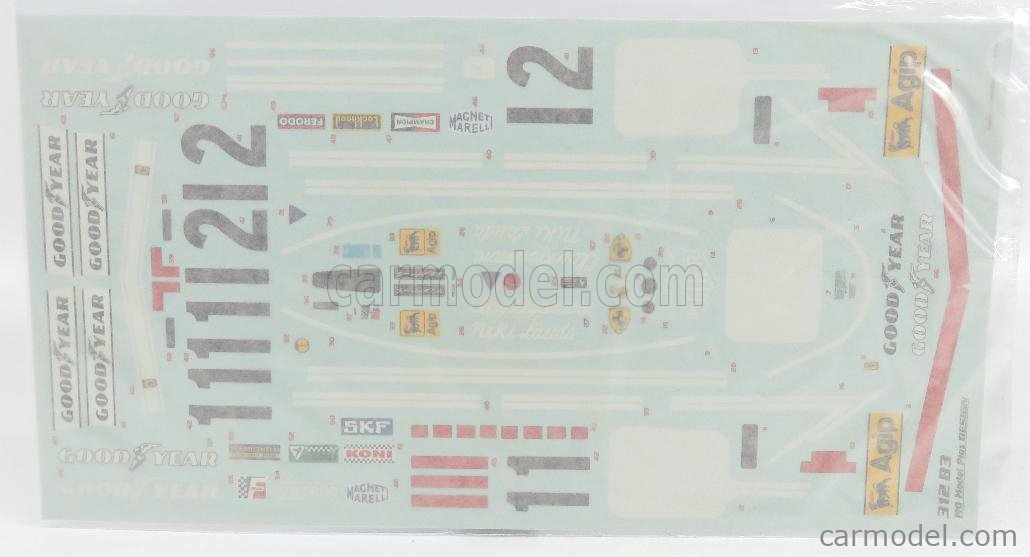 MG-MODEL MP12.31 Scale 1/12 | FERRARI F1 312 B3 N 12 WINNER DUTCH GP ...