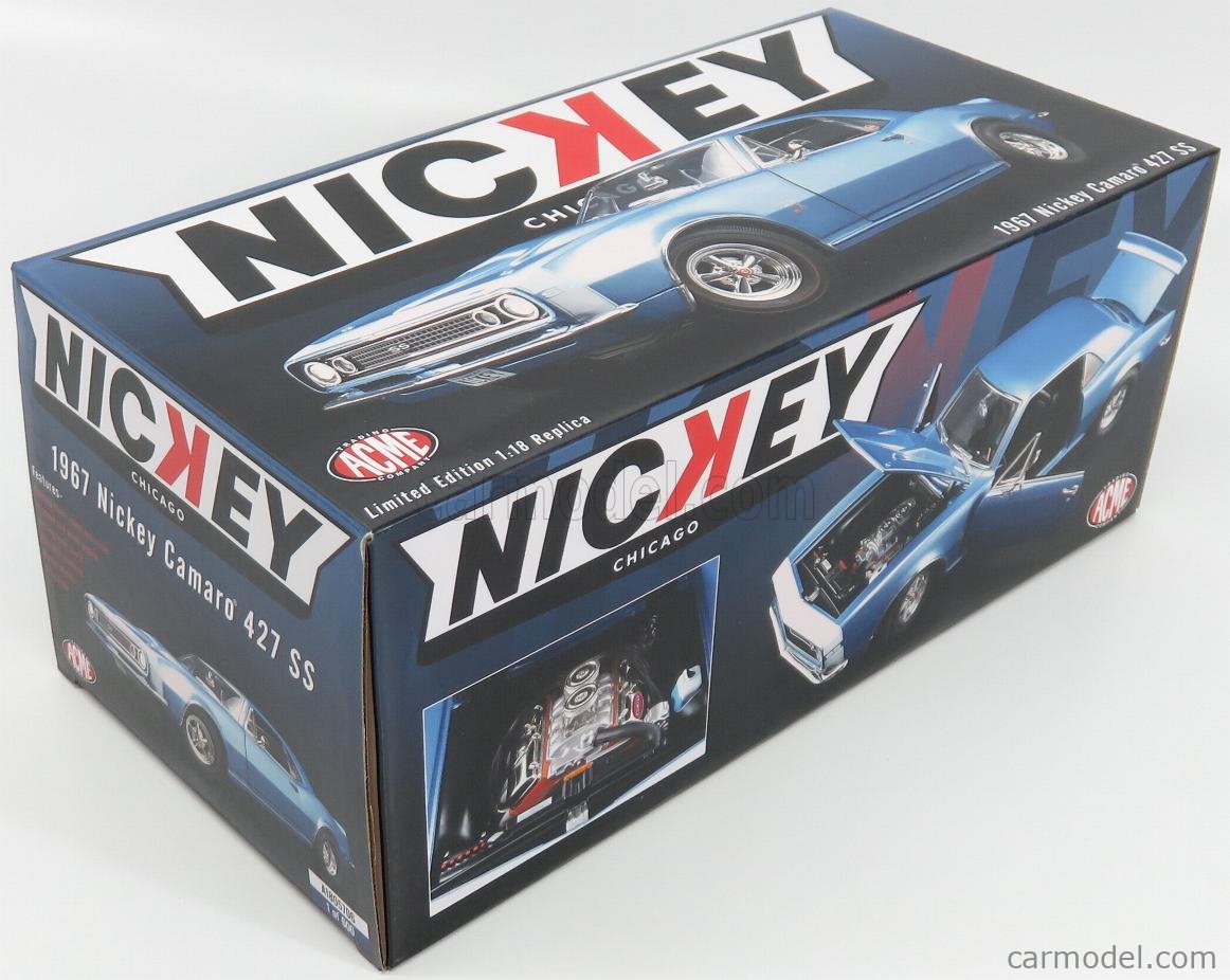 ACME-MODELS 1805706 Scale 1/18 | CHEVROLET CAMARO NICKEY 427 SS COUPE ...