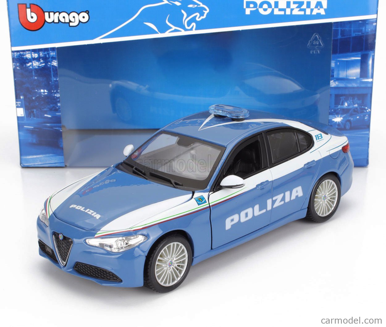 BURAGO 18-01453-21085-POL Scale 1/24 | ALFA ROMEO GIULIA POLIZIA 2016 ...