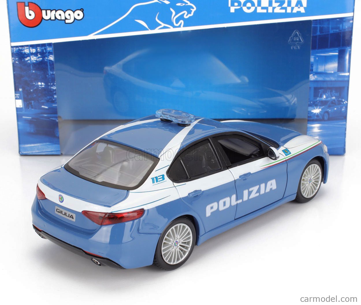 BURAGO 18-01453-21085-POL Scale 1/24 | ALFA ROMEO GIULIA POLIZIA 2016 ...