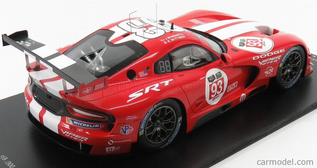 SPARK-MODEL 18US004 Scale 1/18 | DODGE VIPER GTS-R TEAM SRT MOTORSPORTS ...