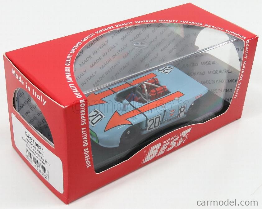BEST-MODEL 9681 Scale 1/43 | PORSCHE 908/03 N 20 1000km NURBURGRING ...