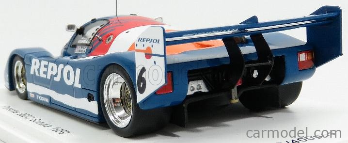 SPARK-MODEL SJ044 Scale 1/43 | PORSCHE 962C N 6 WSPC SUZUKA 1989 W.BRUN - J.PAREJA BLUE RED