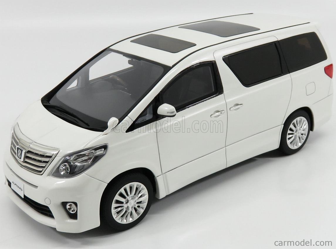 KYOSHO KSR18013W Scale 1/18 | TOYOTA ALPHARD 350S C PACKAGE MINIVAN ...