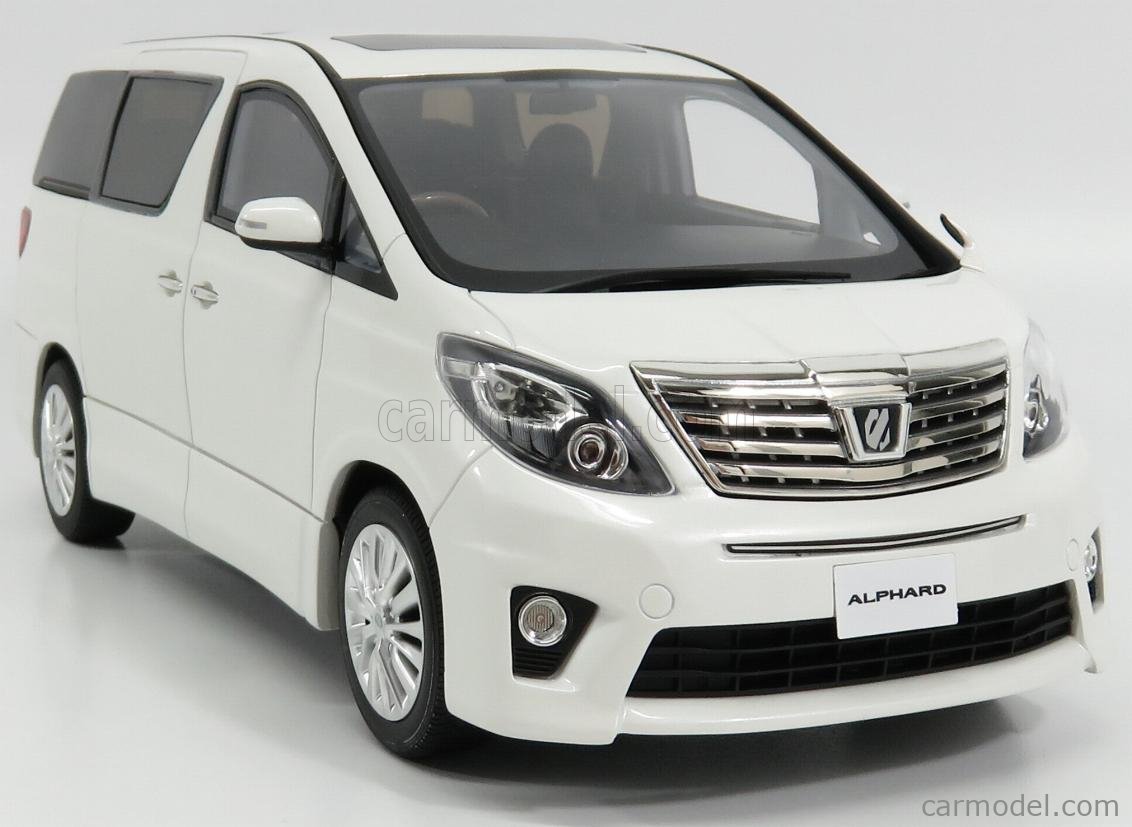 KYOSHO KSR18013W Scale 1/18 | TOYOTA ALPHARD 350S C PACKAGE MINIVAN ...