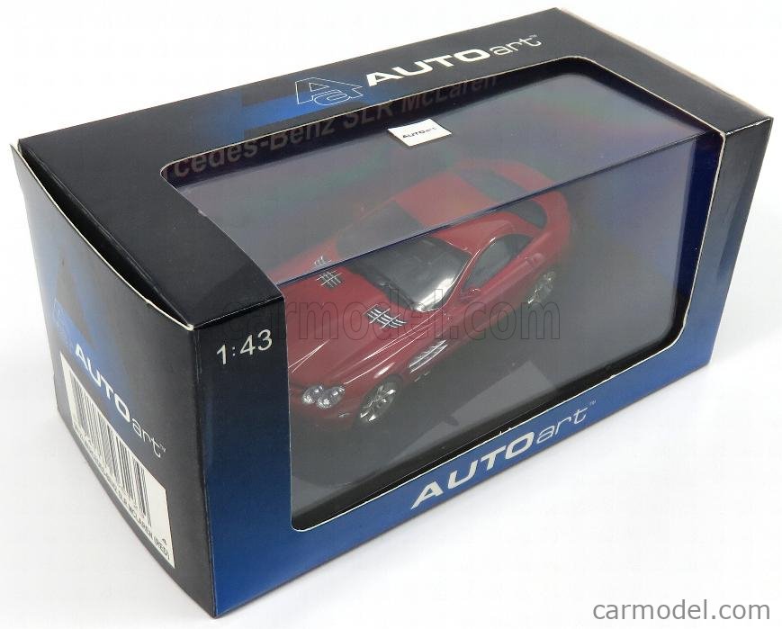 AUTOART 56123 Scale 1/43 | MERCEDES BENZ SLR MCLAREN 2003 RED MET