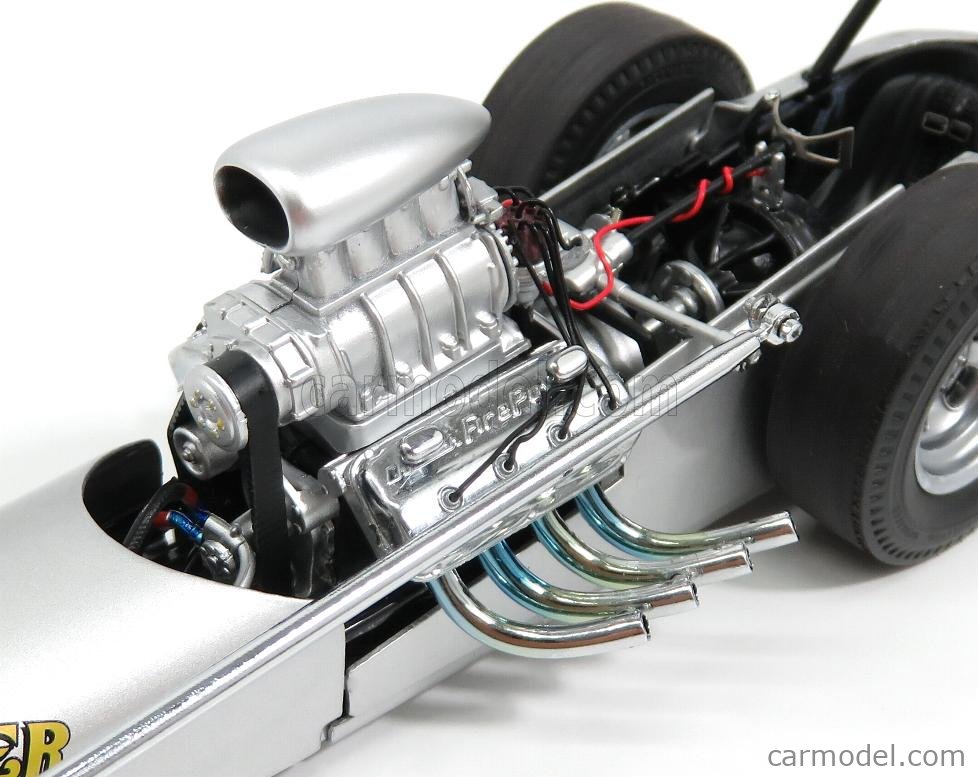 GMP 18847-18838 Echelle 1/18 | DRAGSTER THE CHIZLER V 1970 SILVER