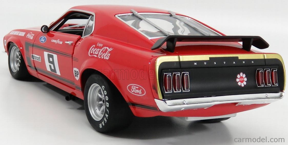 ACME-MODELS A1801820 Scale 1/18 | FORD USA MUSTANG BOSS 302 COUPE TEAM ALLAN MOFFAT RACING N 9 ...