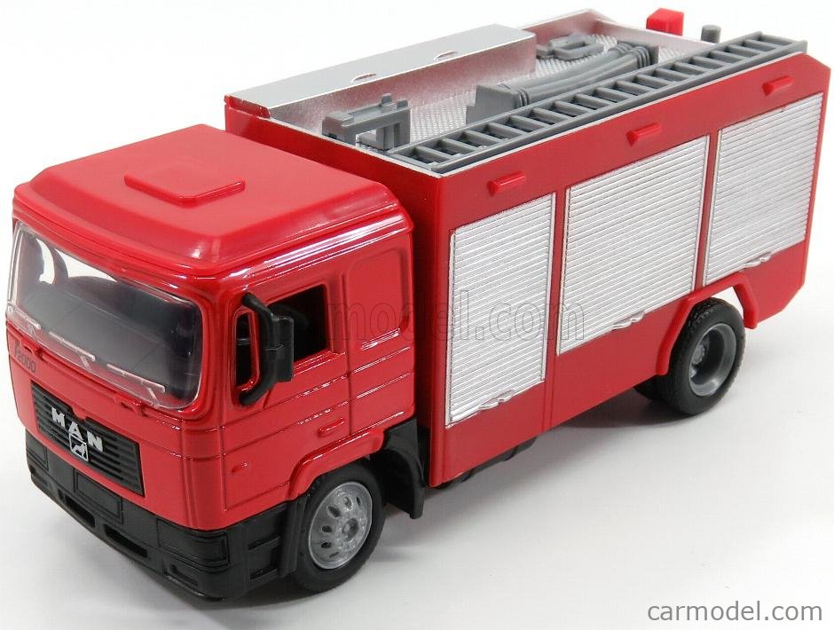 NEWRAY 15493 Echelle 1/43 | MAN F2000 TANKER TRUCK FIRE ENGINE 1995 RED ...