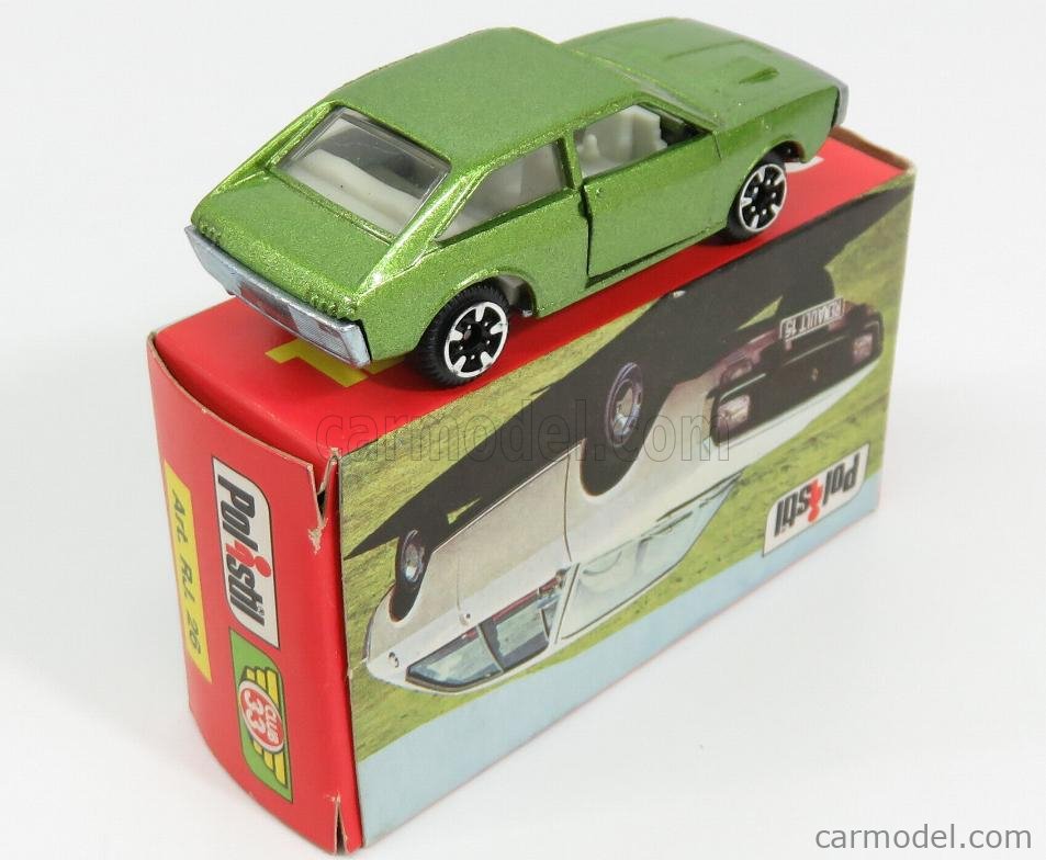 POLITOYS POLISTIL RJ26 Scale 1/55 | RENAULT R15TL GREEN MET