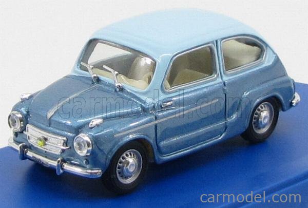 PROGETTO K PE016 Scale 1/43 | FIAT 600 FRUA 1957 LIGHT BLUE BLUE MET
